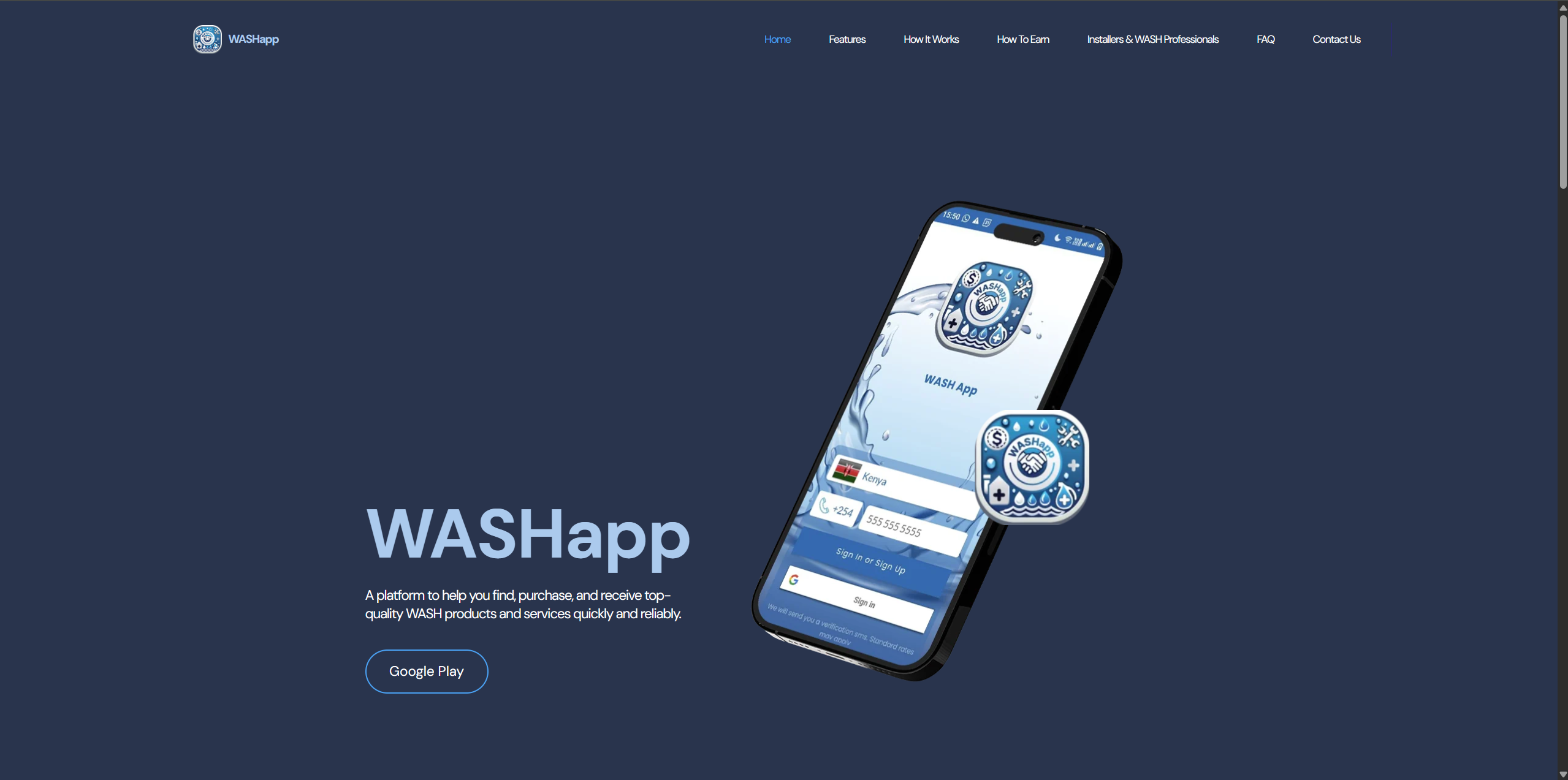 Home - WASHapp
